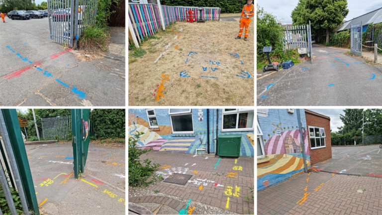 Service Clearance & Utility Mark Out | GEOTEC Survey Experts